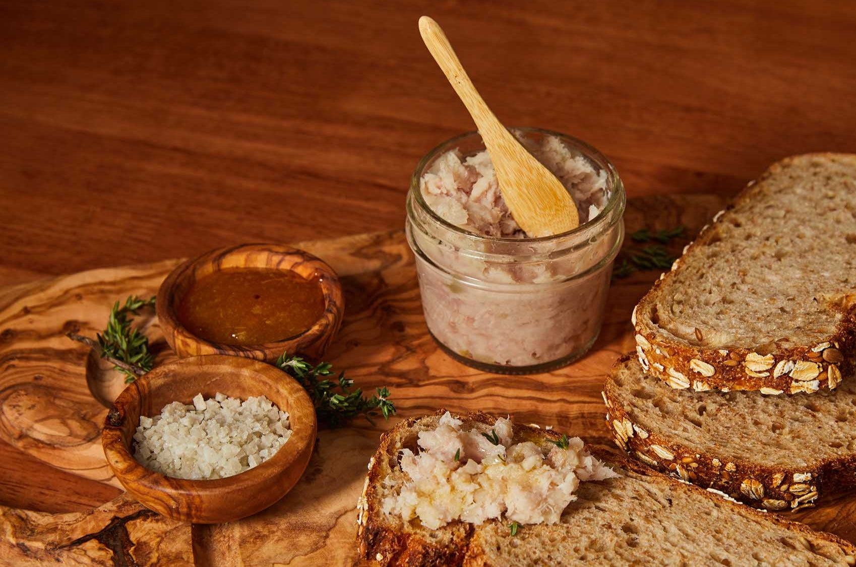 Smoked yellowtail Rillettes – Salt and Cedar